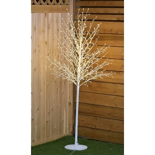 5 FT Micro Dot Outdoor LED White Tree Christmas - Bed Bath & Beyond ...