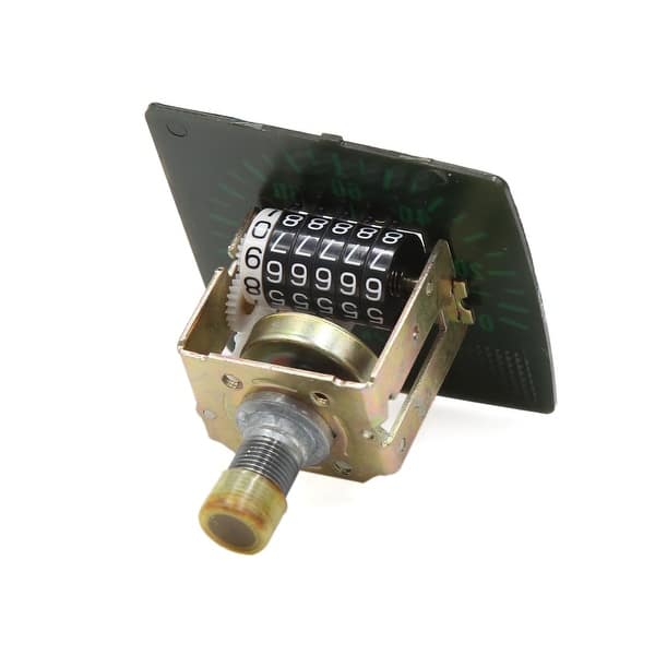 0-120km/h Black Rectangle Analog Odometer Motorcycle Speedometer Gauge ...