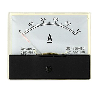 44C2 Analog Current Panel Meter Amperemeter DC 0-1A New - DC 0-1A - Bed ...