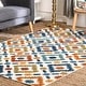 Nuloom Indoor/Outdoor Transitional Labyrinth Area Rug - Bed Bath ...