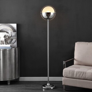 SAFAVIEH Lighting Rensa Orb 63-inch LED Floor Lamp - 12" W x 12" L x 63 ...