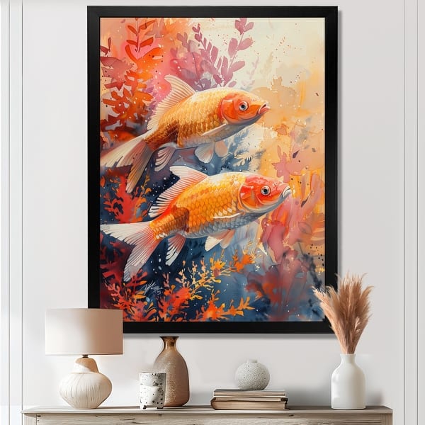 koi wall decor