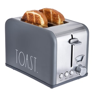 Toaster, Stainless Steel 2 Slice Square Toaster, Wide Slot with 5 ...