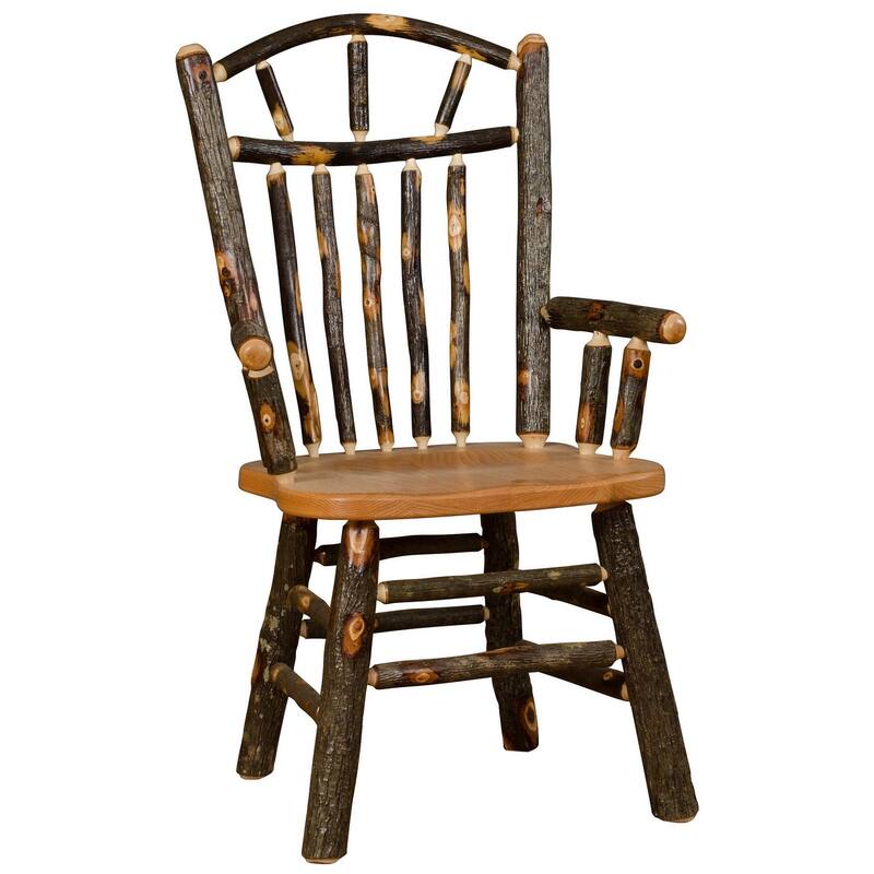 Hickory Log Low-Back Dining Set - Overstock - 36050974