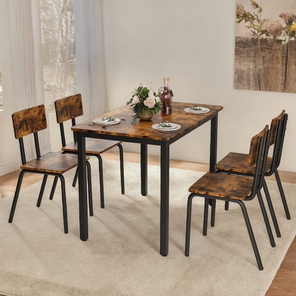 rustic space saving dining table