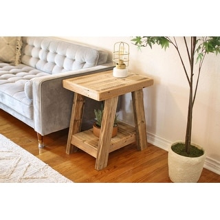 Natural A-Frame End Table 22x16x26H - Bed Bath & Beyond - 42494759