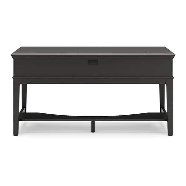 Signature Design by Ashley Kanwyn Home Office Storage Leg Desk with USB ...