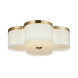 Maxim 12244OF Clover 4 Light 20" Wide Flush Mount Ceiling Fixture - Bed ...