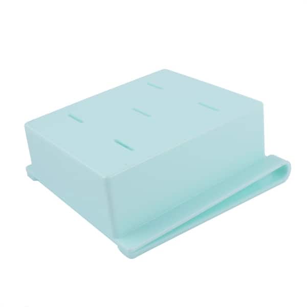 Refrigerator Freezer Plastic Drawer Type Expand Space Box Bin Tray Blue ...