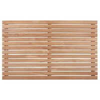 Nordic Style Natural Teak Wood Indoor and Outdoor Shower Mat 31.4" x 19 ...