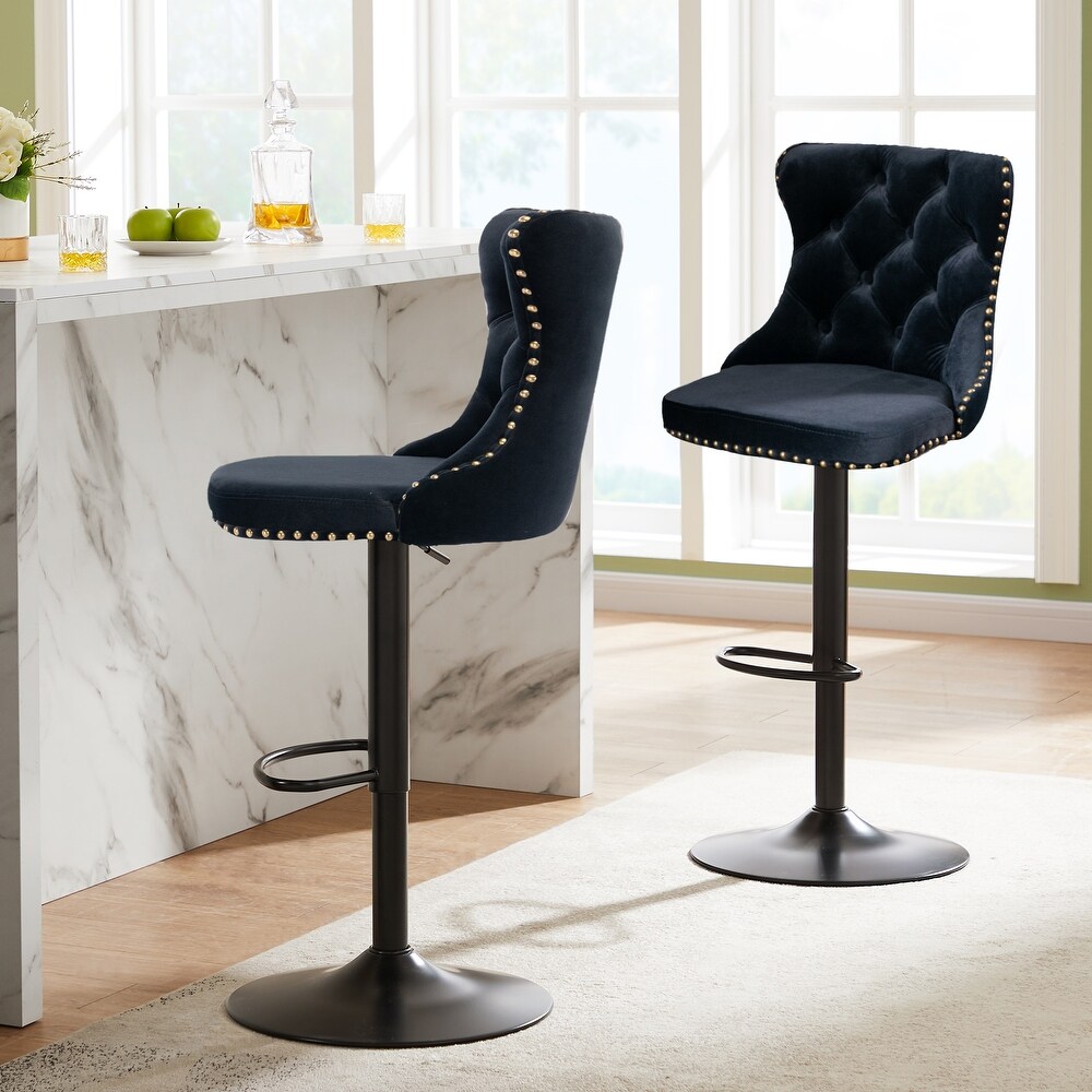 Black Pedestal Bar Height Counter and Bar Stools Bed Bath Beyond