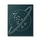 Stupell Zzz Witty Sleeping Constellation Outer Space Planet Stars ...