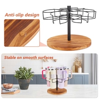 Vicyak 360° Rotating Water Bottle Organizer for Stanley 30 & 40 oz ...