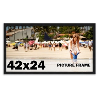 42x24 Frame Black Picture Frame - Complete Modern Photo Frame Includes ...