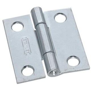 Stanley Narrow Utility Hinge, Zinc Plated, 1.5" - Bed Bath & Beyond ...
