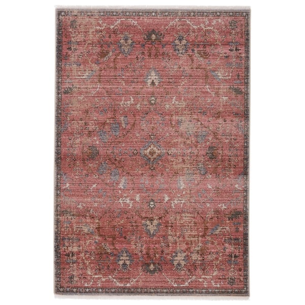 Marcella Oriental Pink/ Gray Area Rug - On Sale - Bed Bath & Beyond ...