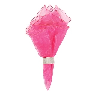Organza Single Napkin Hot Pink 20x20 - Bed Bath & Beyond - 38215862