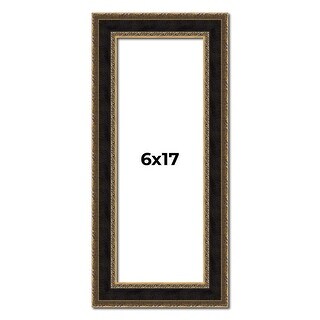 6x17 Frame Gold Antique Vintage Sold Wood Picture Frame | 1.75 Inch ...