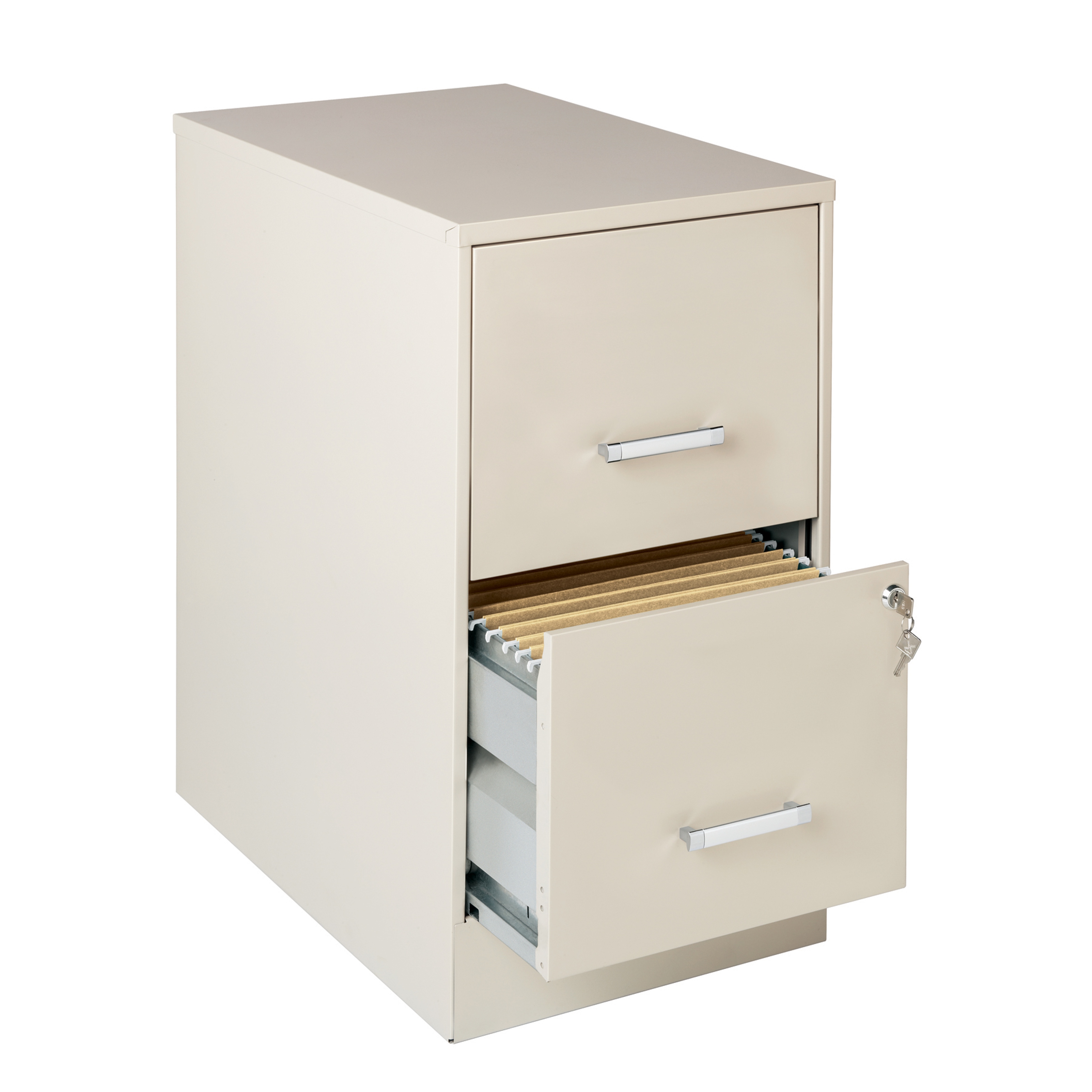 Space Solutions 22 Deep 2 drawer Metal File Cabinet Stone On Sale Bed Bath Beyond 5853281