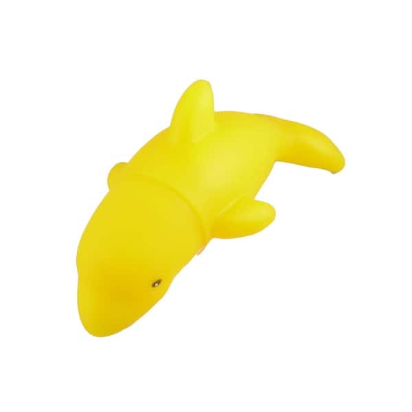 White Yellow Soft Plastic Squeeze Squeaker Prank Dolphin Toy Gift for ...