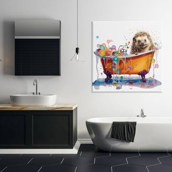 hedgehog bubble bath