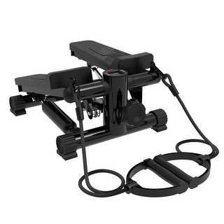 Mini Stepper for Exercise with Resistance Bands 300lbs Capacity ...