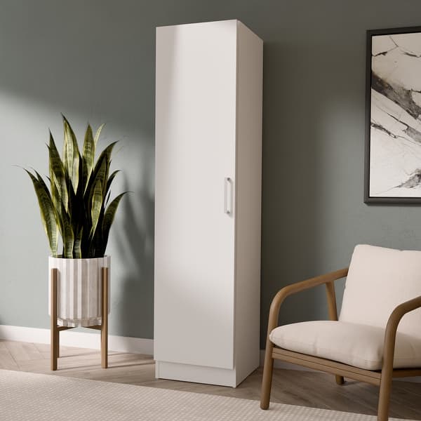 Kappesberg Santa Fe 1-Door Tall Storage Cabinet with Shelves – 59.06" H ...