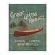 Lodge Signs III Typography Beach Boats Canoe Fishing Art Print/Poster ...