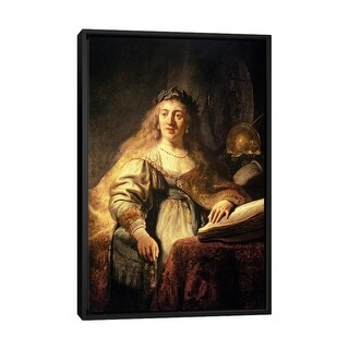 iCanvas "Saskia As Minerva" by Rembrandt van Rijn Framed - Bed Bath ...