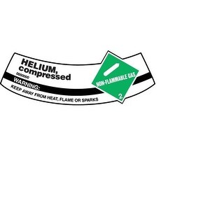 Accuform Cylinder Label,2 inx5 1/4 in,Vinyl MCSLHEG - 1 Each - Bed Bath ...