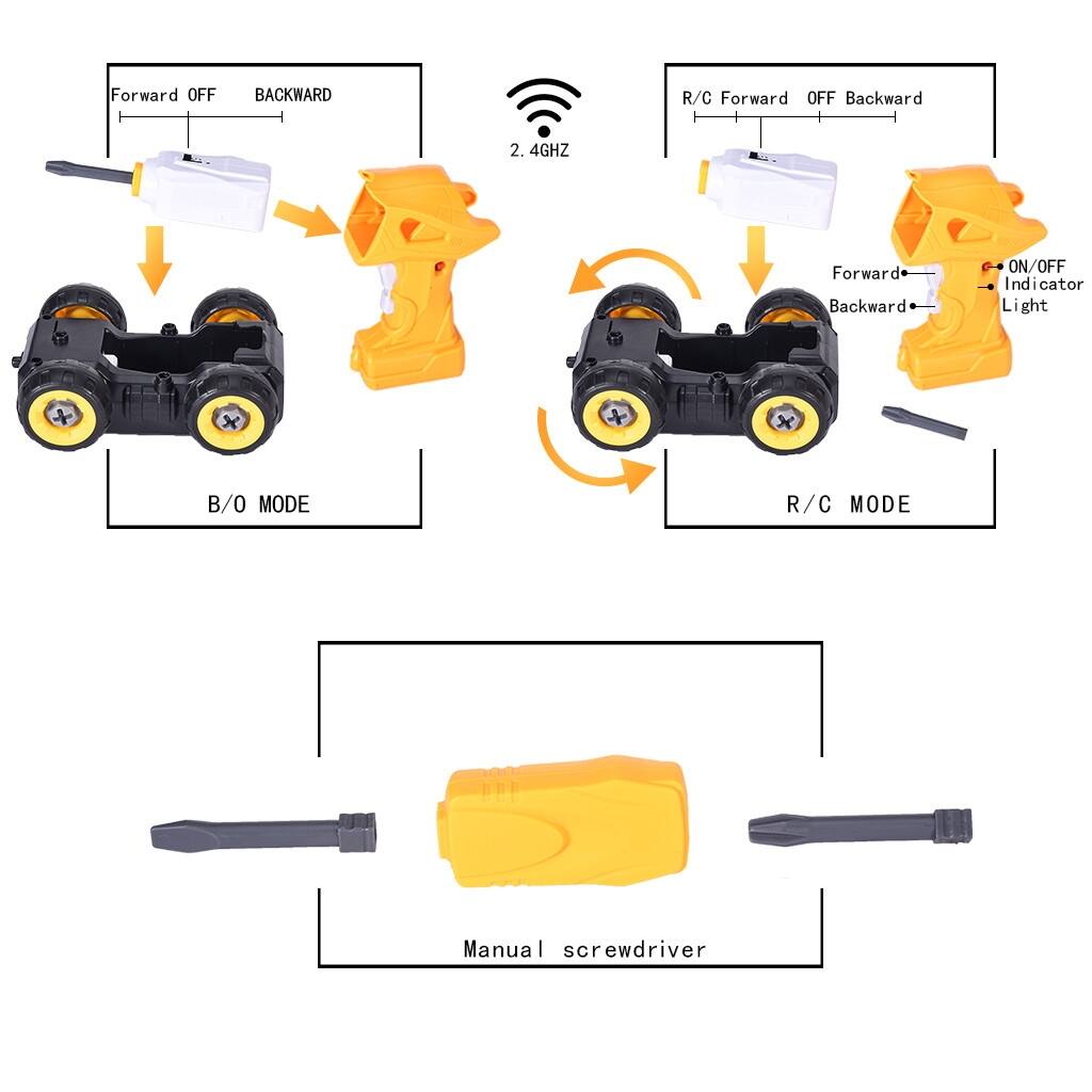 The latest DIY dismantling toy-with electric drill-changing remote ...