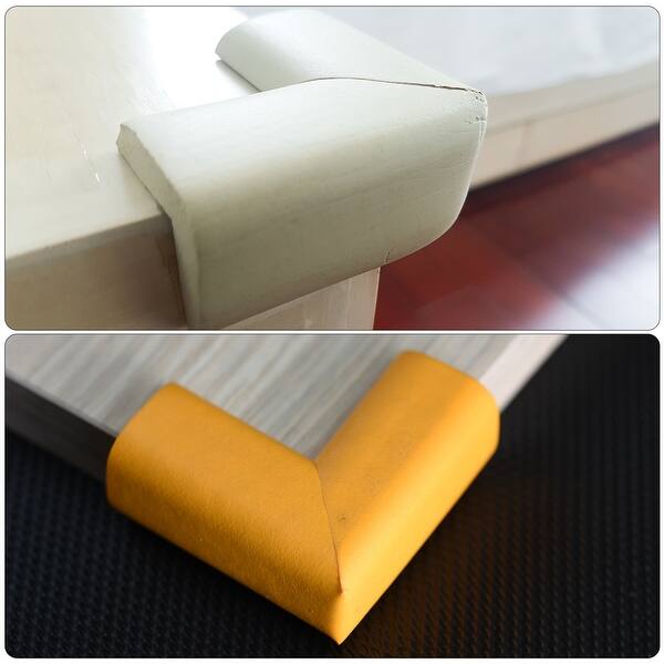 Corner Guards Edge Protectors, 4Pack Foam Bumper L Shape, 55mm, Brown ...