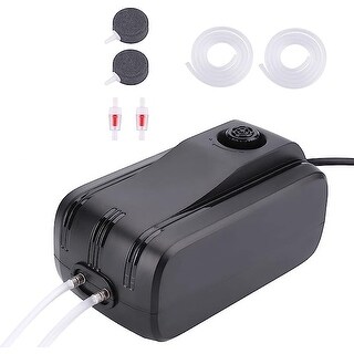 5W Aquarium Air Pump Ultra Quiet Oxygen Bubbles Pump - Black - Bed Bath & Beyond - 38083226