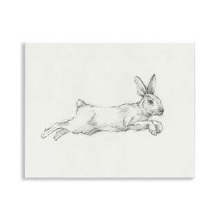 jumping rabbit outline
