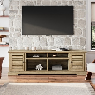 Bridgevine Home Topanga 83 inch TV Stand Console for TVs up to 95 ...