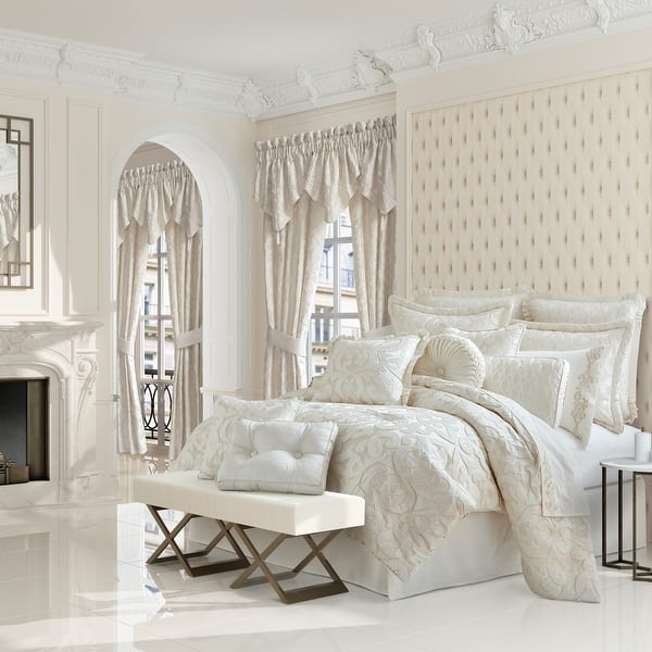 J. Queen New York La Boheme Ivory Comforter Set. - Bed Bath & Beyond ...