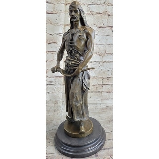 Lemir Middle Eastern Arabian Turkish Warrior Commander Bronze Statue ...