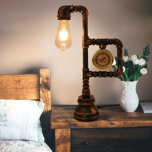 steampunk bedside table