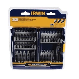 Irwin 1840317 Impact Fastener Drive Set, 32 Piece - Bed Bath & Beyond ...