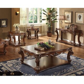 ACME Vendome Sofa Table, Cherry - Bed Bath & Beyond - 21620495