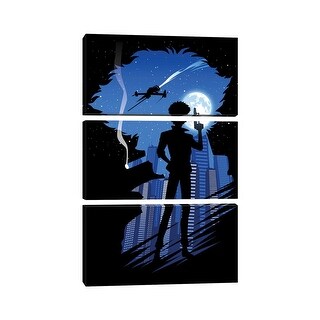 iCanvas "Space Cowboy" by Alberto Perez 3-Piece Canvas Wall Art Set ...
