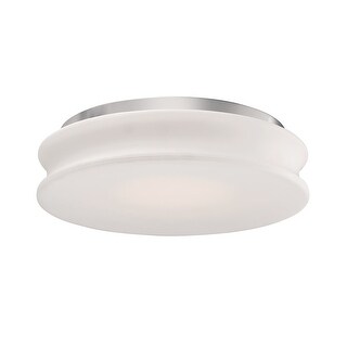Modern Forms FM-4916 Dune Single Light 16" Wide Integrated LED Flush ...