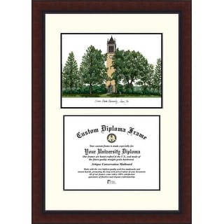Iowa State University 11w x 8.5h Legacy Scholar Diploma Frame - Bed ...