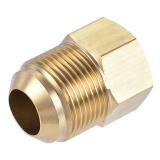 3/4 SAE Flare Male 5/8 SAE Female Thread Connector Brass Pipe Fitting ...