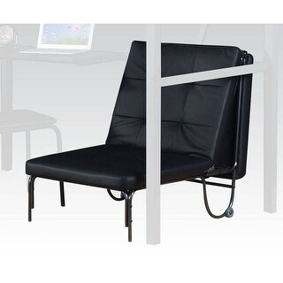 Adjustable Chair/Foldable Bed (Futon) in Silver & Black - Bed Bath ...