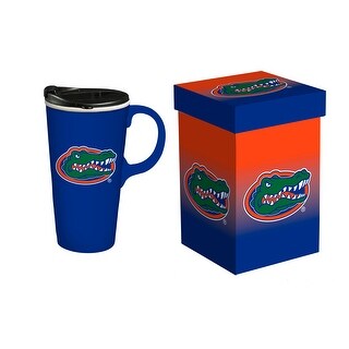 University of Florida, 17 oz Ceramic Travel Latte Cup w/ Gift Box - Bed ...