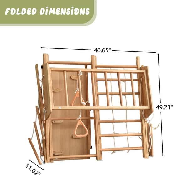 Kids Playground Jungle Gym With Slide And Play Table, Indoor 8-in-1 ...