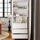 Modular Buffet and Display Cabinet - Modular Design in Pristine White ...