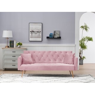 Modern Multifunctional Sofa Bed with Three Levels of Adjustment and Two ...