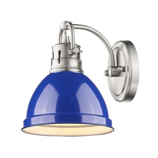 Golden Lighting Duncan Single Light 9" Tall Bathroom Sconce - Bed Bath ...